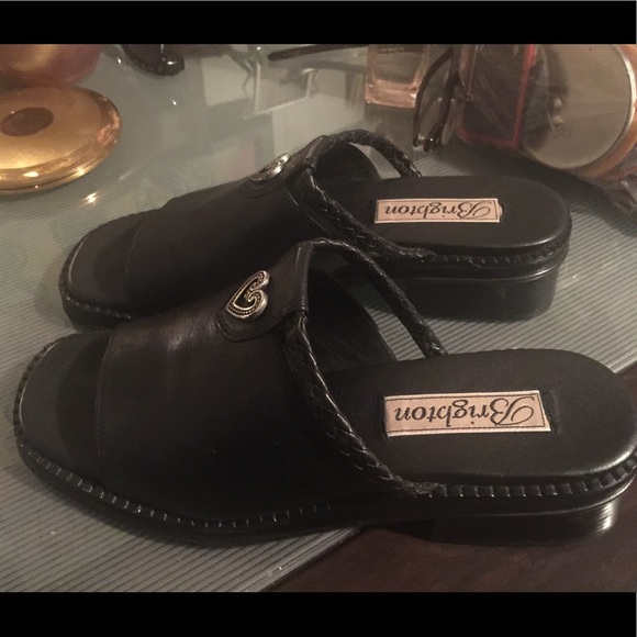 Brighton | Shoes | Brighton Leather Slides | Poshmark